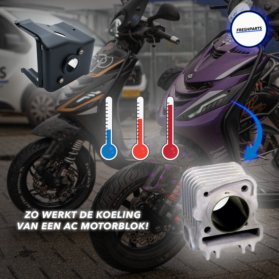 How does the cooling of an air -cooled scooter engine block? – Fresh Parts